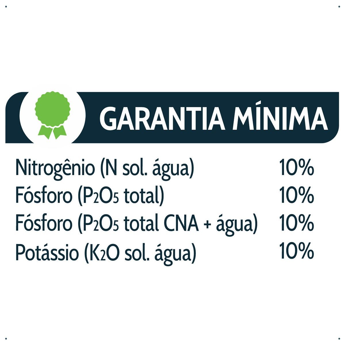 Fertilizante Mineral Misto Maxgreen 10-10-10 Forth - 1kg