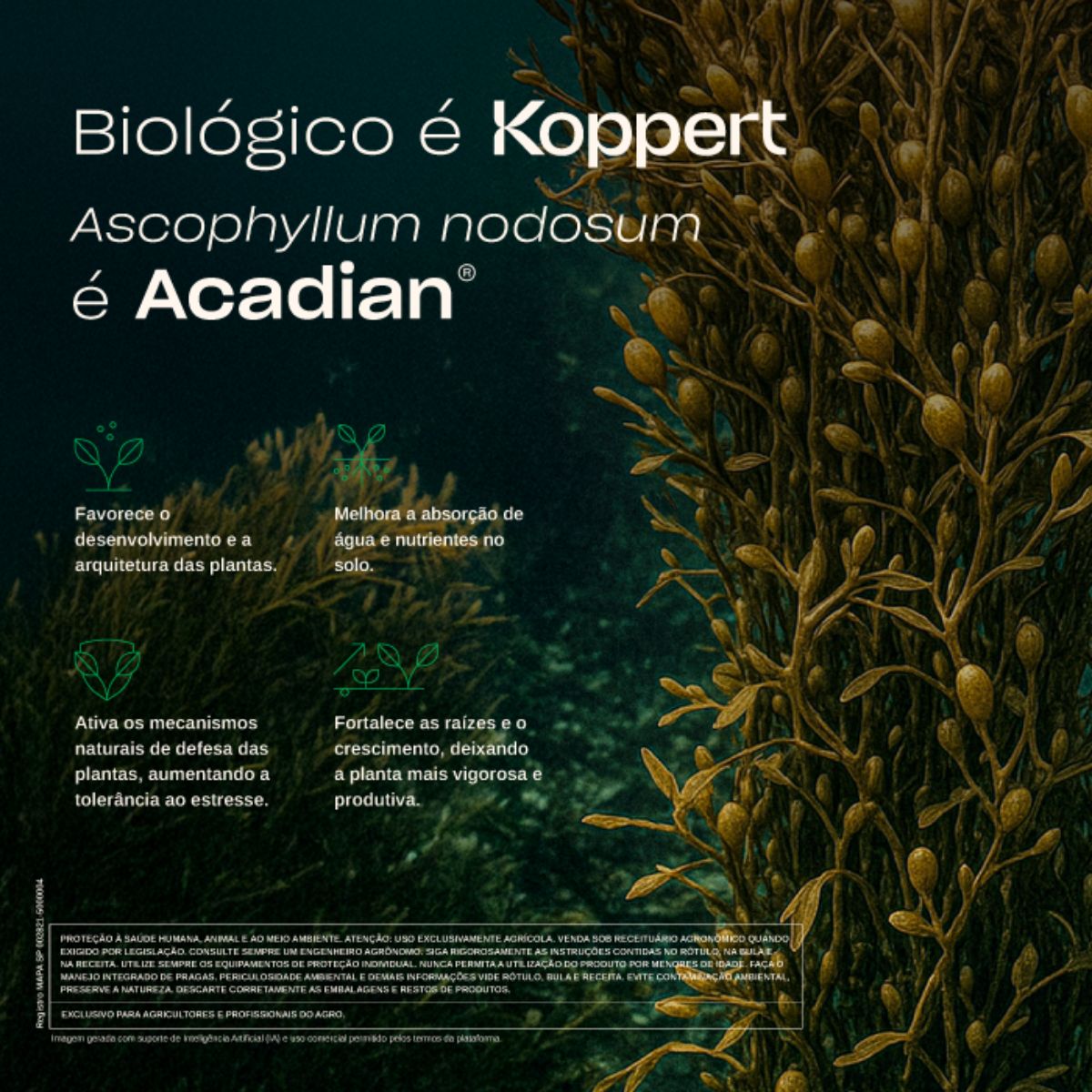 Acadian Fertilizante Organomineral - 10 Litros | InstaAgro